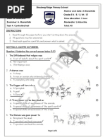 Geography GR5 Controlled Test | PDF | Africa | Earth Sciences