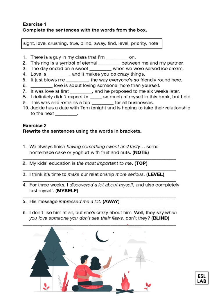 Love Languages_Vocabulary_S | PDF