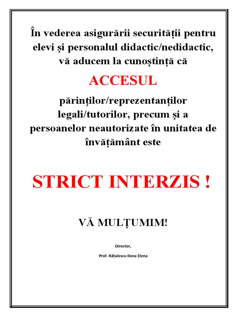 Acces Interzis | PDF