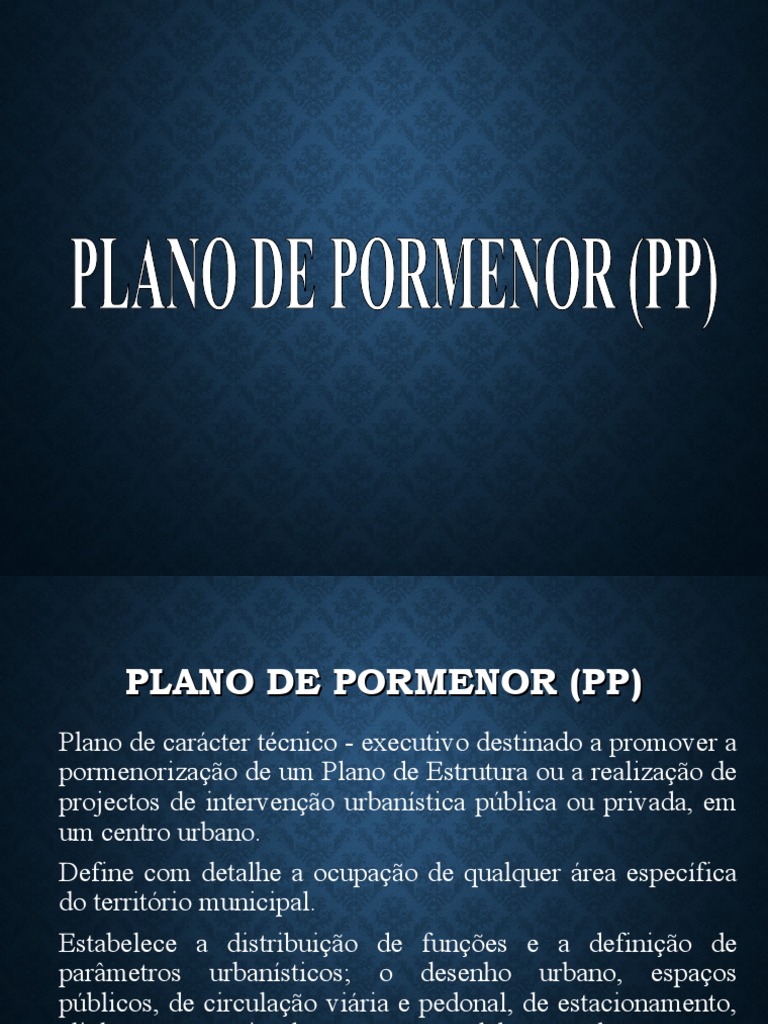 Plano de Pormenor Aula | PDF | Armazém