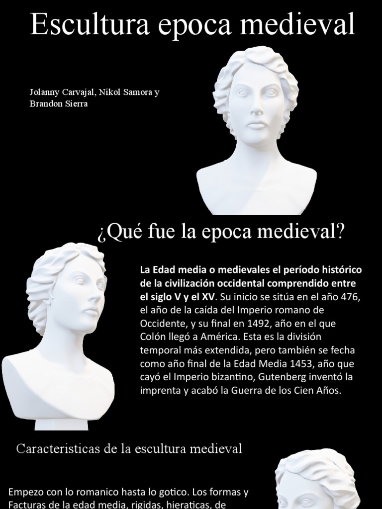 Epoca Medieval Escultura | PDF | Arte | Historia