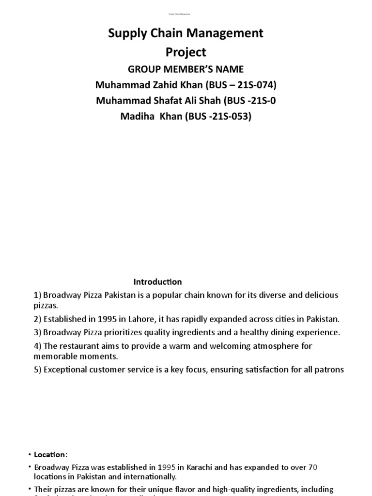 Supply Chain Management | PDF | Supply Chain | Inventory