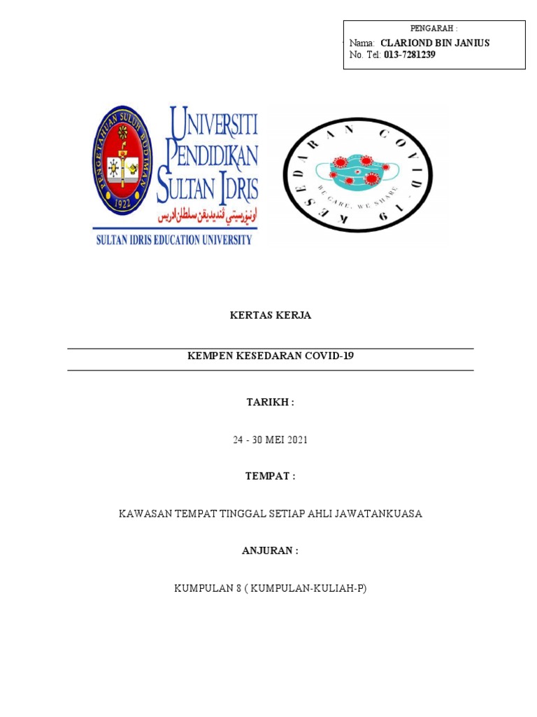 (Final) Kertas Kerja Kesukarelawanan | PDF