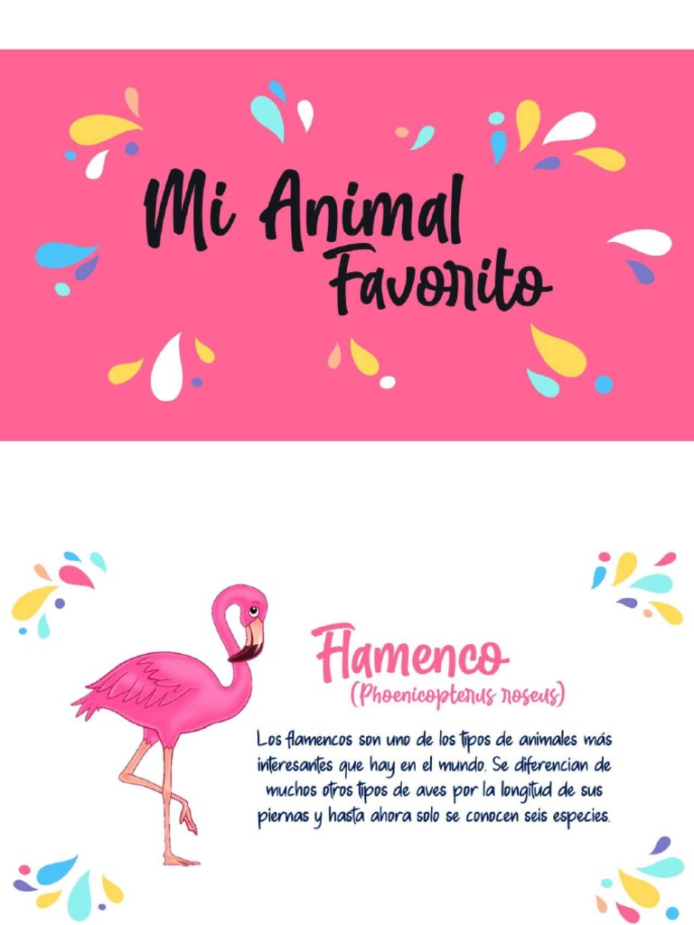 Mi Animal Favorito Flamenco | PDF