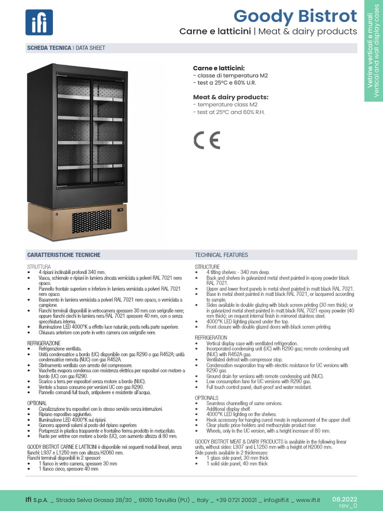 GOODY BISTROT Carne&Latticini 08.2022 | PDF