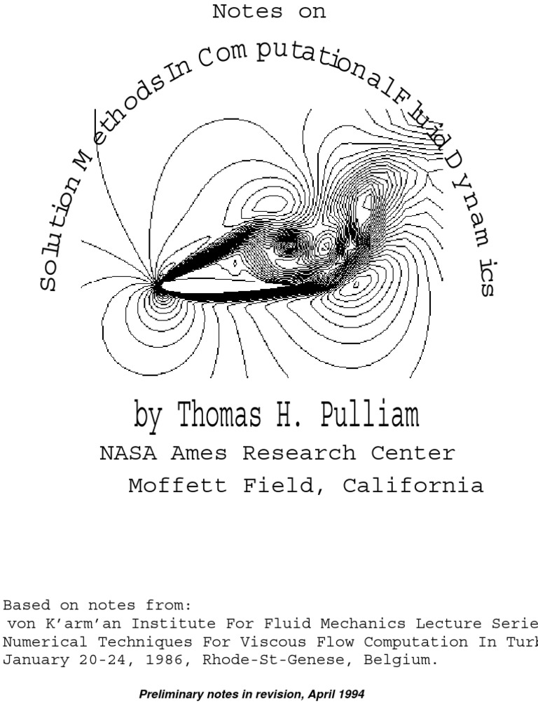 Solution Methods In Computational Fluid Dynamics Pdf Euclidean Vector Boundary Layer