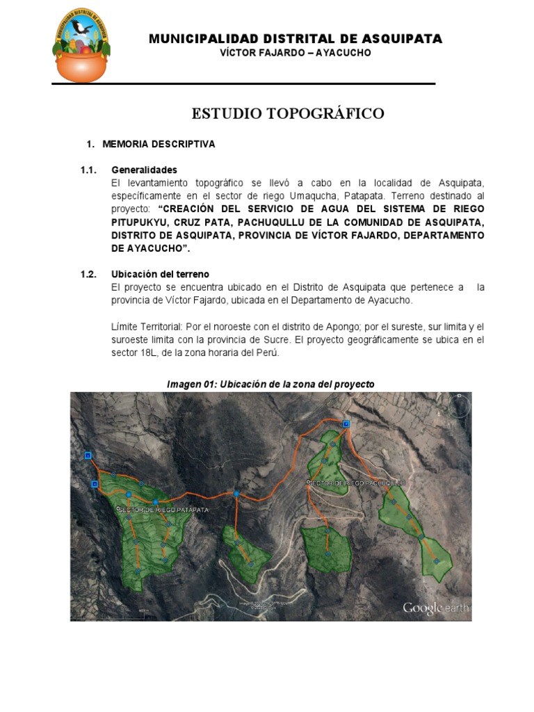 Estudio Topografico | PDF