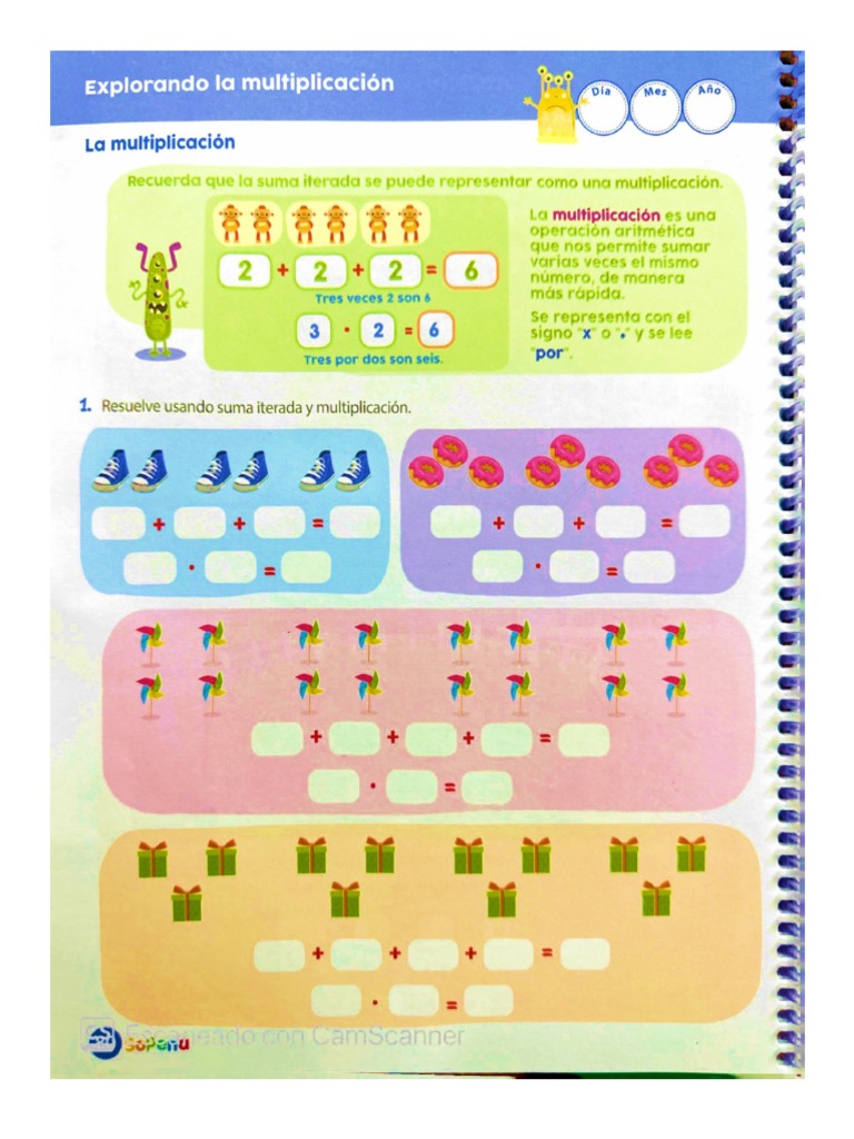 Multiplicación Con Suma Iterada | PDF