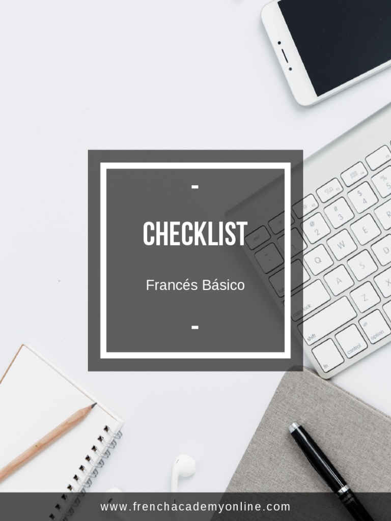 Checklist Curso Francés Básico | PDF | Idioma francés | Youtube