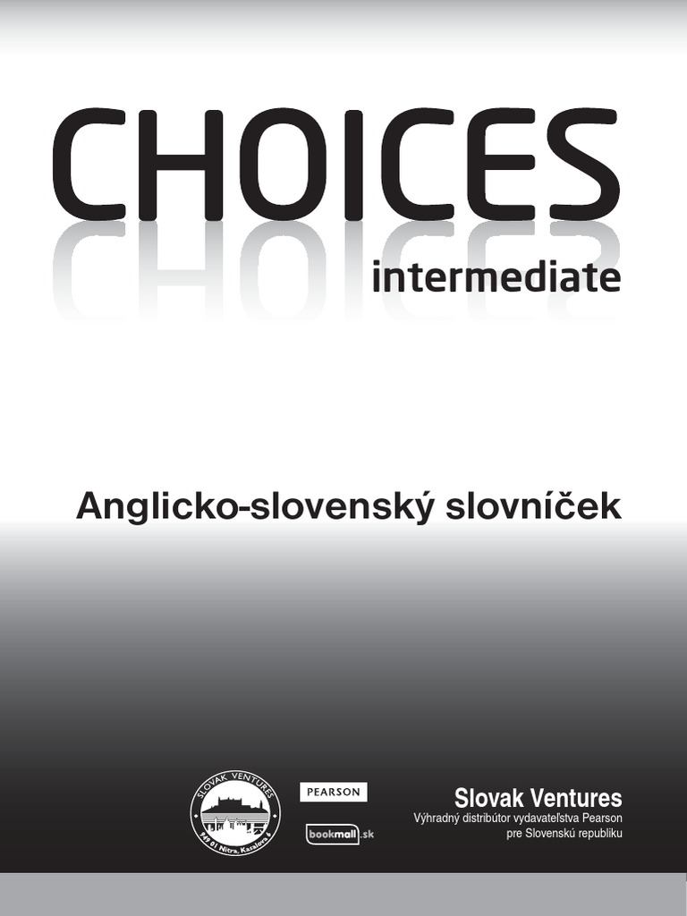 CHOICES Intermediate Dictionary | PDF