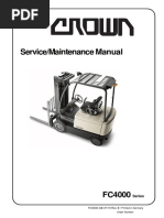 Crown RC3000 | PDF | Elevator | Forklift