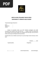 Surat Keterangan Lupa Absen (Finger Print) | PDF | Karier & Perkembangan