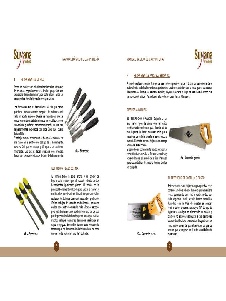 herramientas de filo | PDF | Herramientas | Equipo