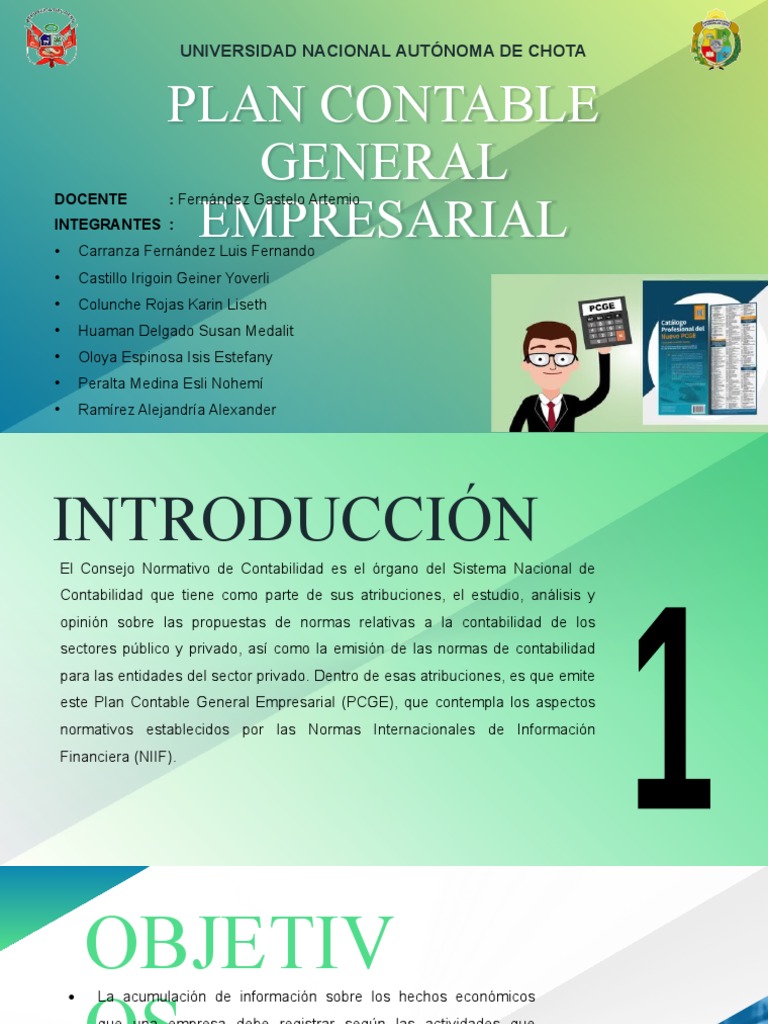 Plan Contable General Empresarial | PDF | Contabilidad | normas ...