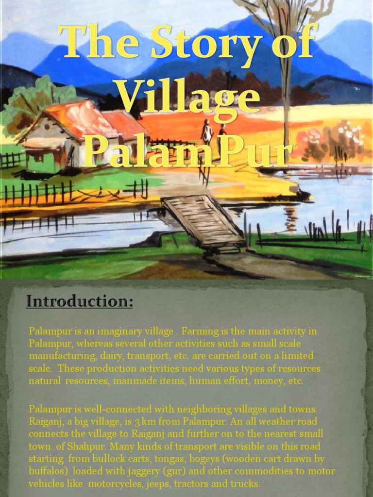 Overview of Village Palampur Economy | PDF | Agriculture | Wheat