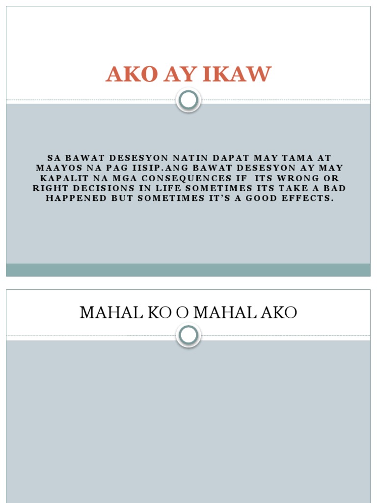 Ako Ay Ikaw | PDF