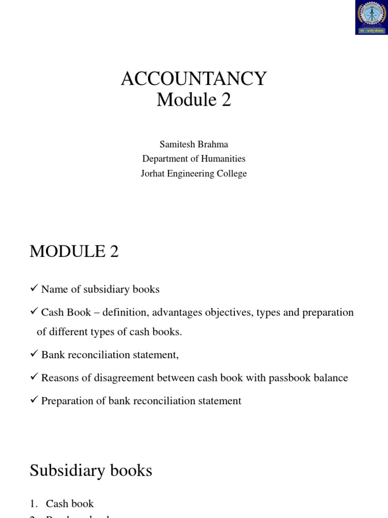 Module 2 | PDF | Debits And Credits | Banks