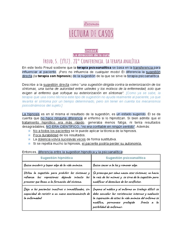 Parcial Adultos - RESUMEN LOMBARDI | PDF | Psicoanálisis | Neurosis