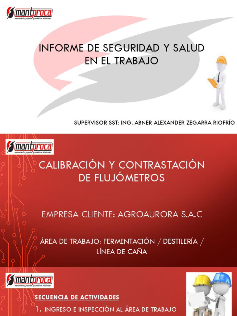 Informe de Seguridad y Salud en El Trabajo | PDF