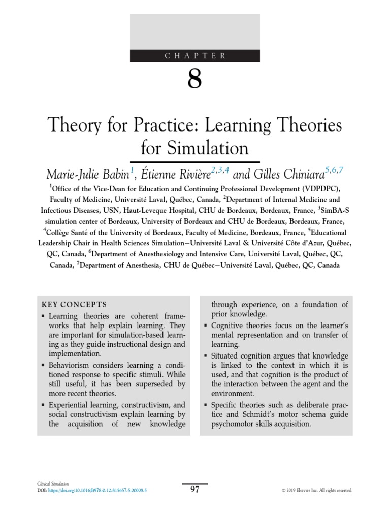 08 Learning Theories | PDF