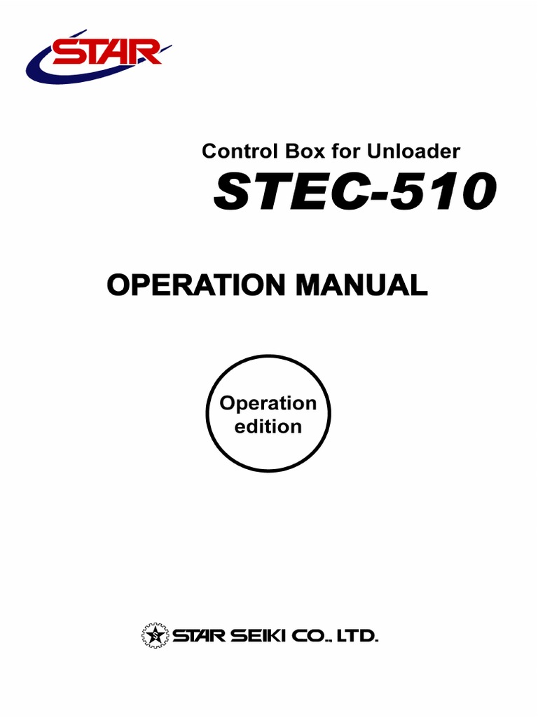 STEC 510 (Operation Edition) - 1004 02 Eng | PDF | Electrical Connector ...