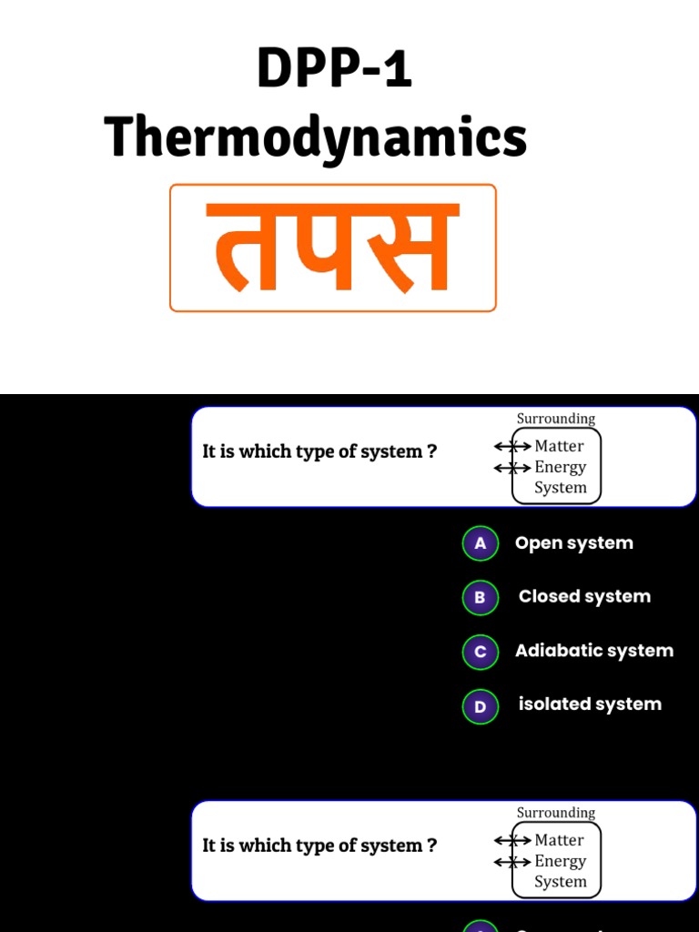 DPP+Thermodynamics Advance | PDF | Gases | Heat