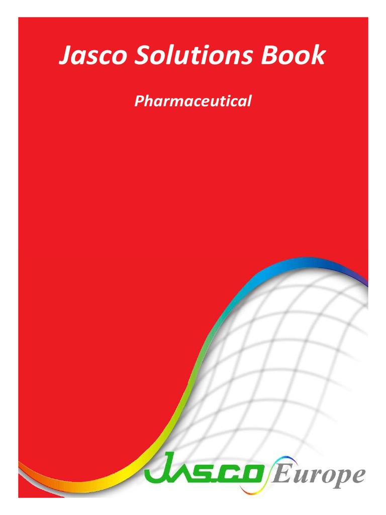 Jasco Solutions Book Pharmaceutical Rev.3 HQ | PDF | High Performance Liquid Chromatography ...