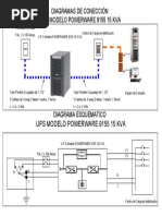 DIAGRAMA POWERWARE 9155 30 KVA | PDF