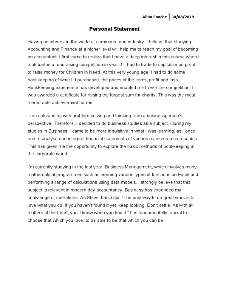 P. Statement A.Enache | PDF