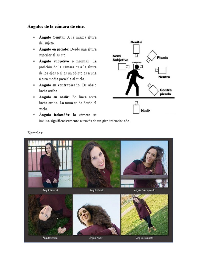 Ángulos, Planos y Movimientos de Cámara. | PDF