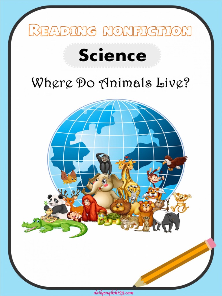 Where Do Animal Live Reading Nonfiction Science | PDF