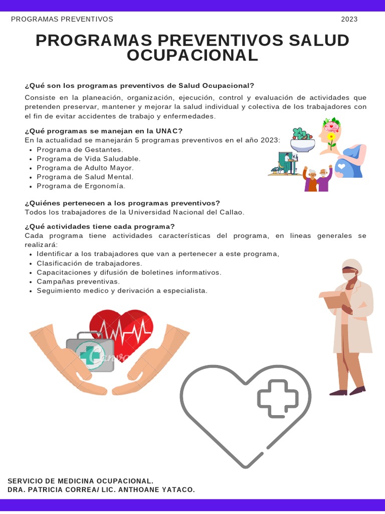 Programas preventivos generales | PDF