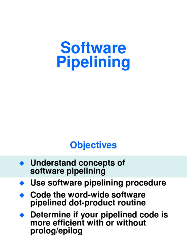 GE42 DSP C6000 SW Pipeline 23 | PDF | Control Flow | Program Optimization