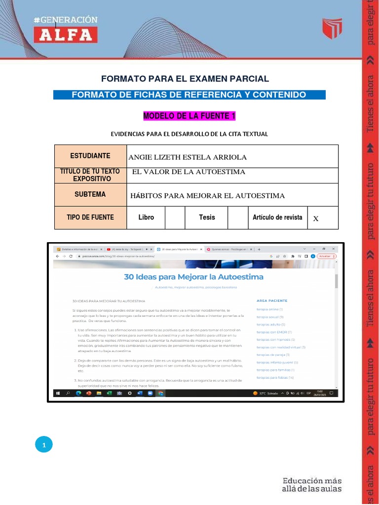 Formato para El Examen Parcial-3 | PDF