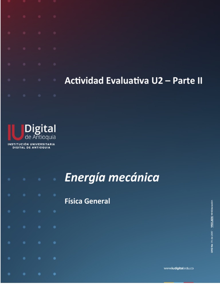 Ejemplos de Energía Mecánica en Física | PDF | Fricción | Masa