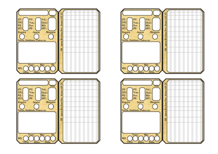 Baralho de Monstros Ver 2 | PDF