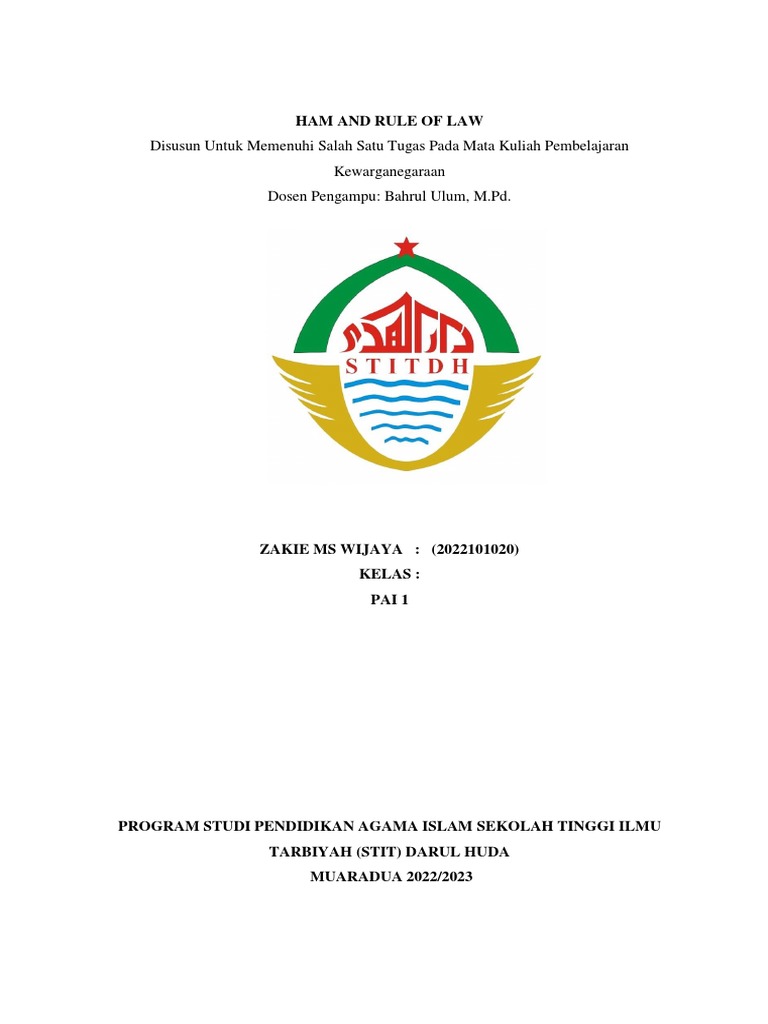 Ham and Rule of Law | PDF