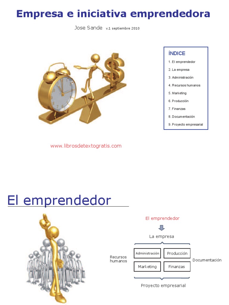 Empresa E Iniciativa Emprendedora Descargar Gratis Pdf Iniciativa