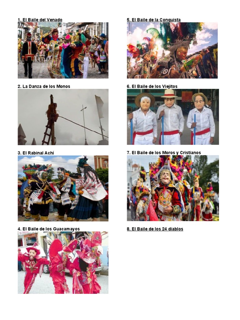 Bailes Folklóricos De Guatemala Imagenes Pdf