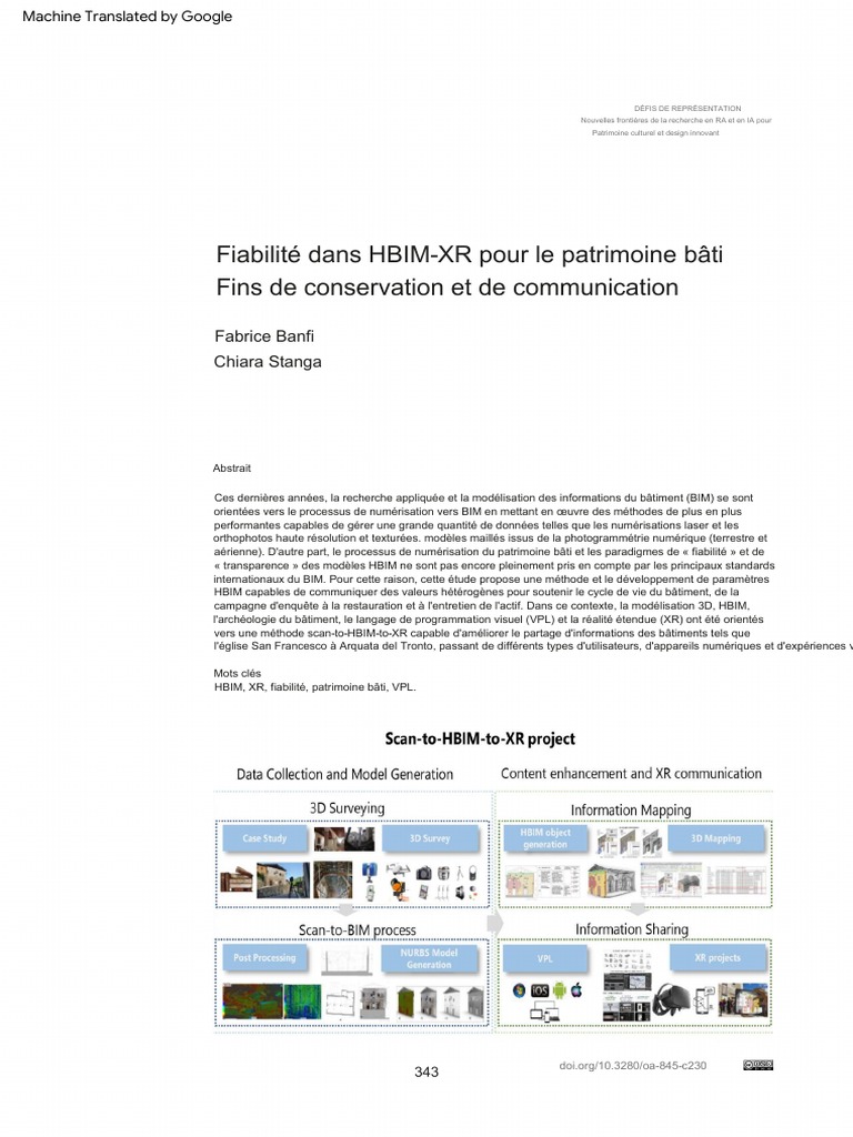 Hbim and Preservation | PDF | Building information modeling | Réalité ...