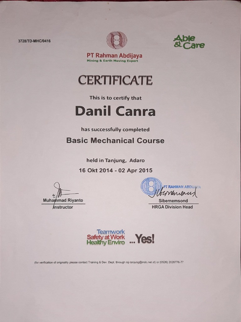 Sertifikat BMC - 221101 - 231454 | PDF