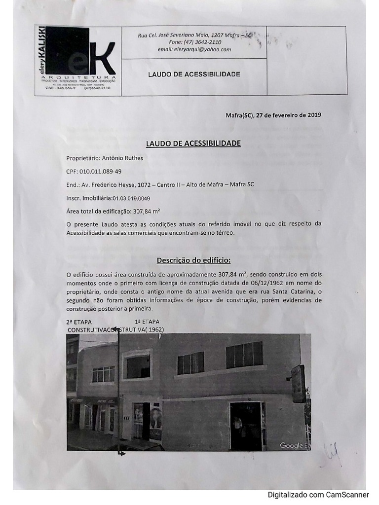 Laudo Acessibilidade | PDF Laudo Acessibilidade | PDF