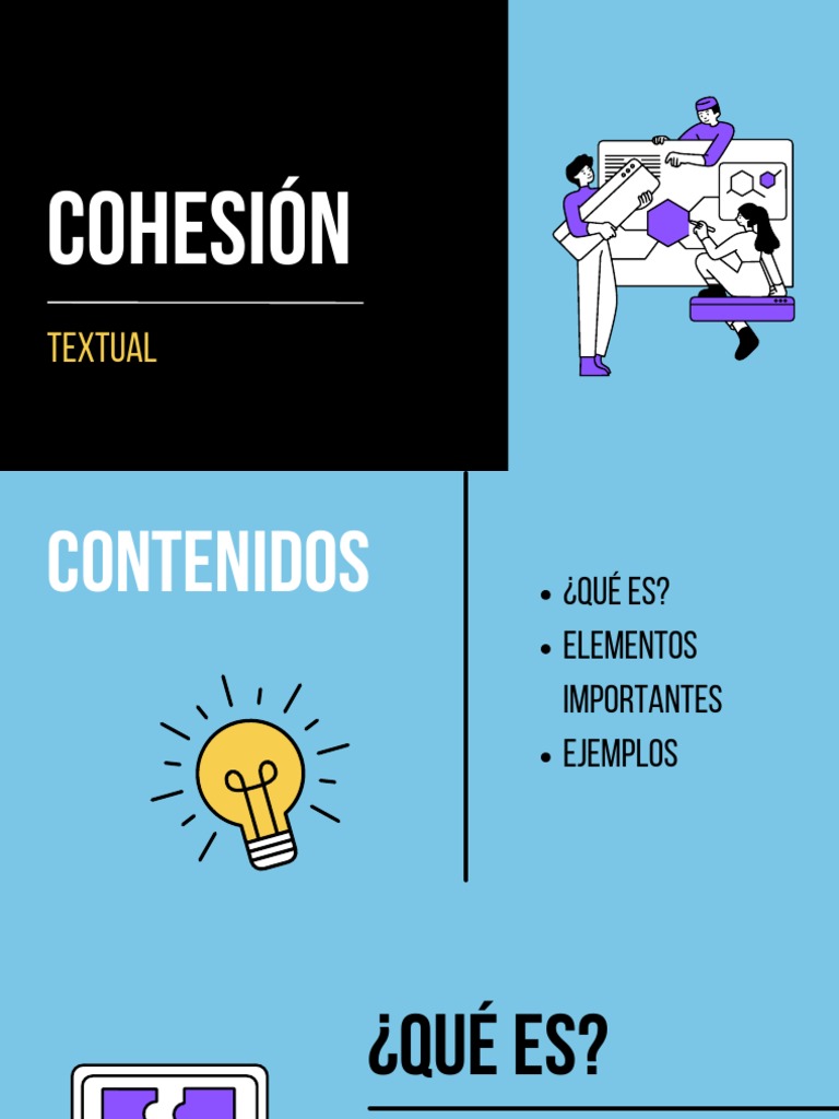 La Cohesión | PDF | Oración (Lingüística) | Verbo