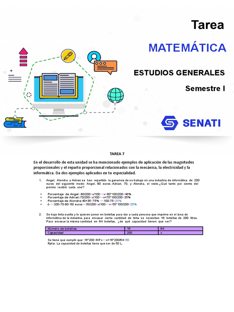 TAREA-07-Magnitudes Proporcionales | PDF