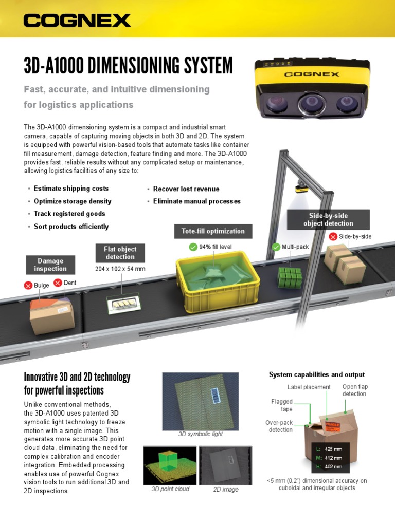 3d A1000 Dimensioning Datasheet Download Free Pdf Calibration