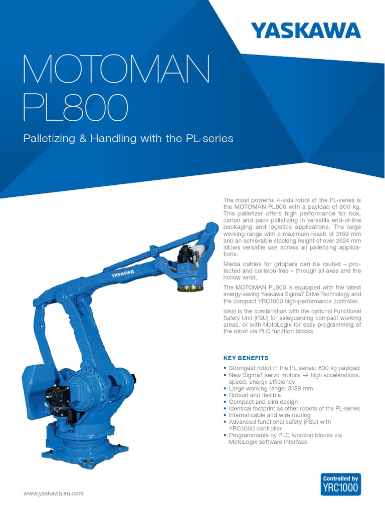 Flyer Robot PL800 E 09.2021 | PDF | Computer Engineering | Electrical ...
