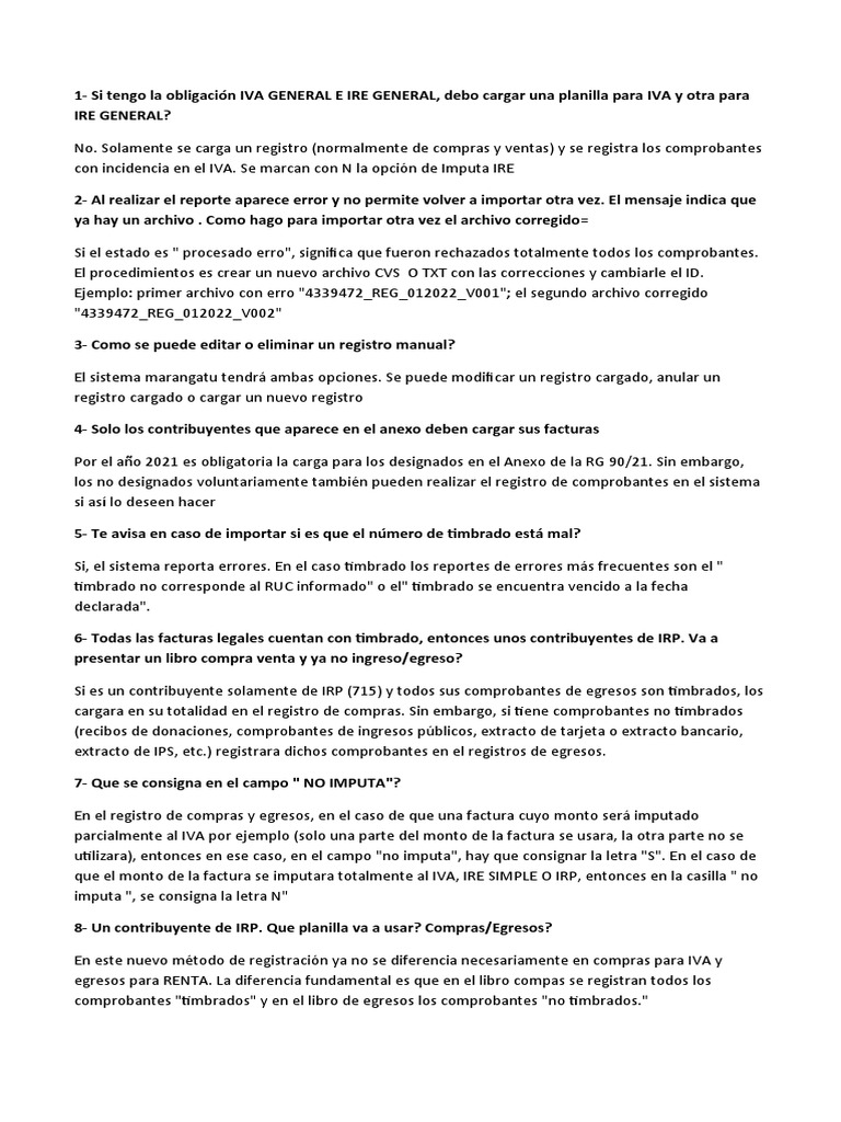 Instructivo para RG 90 y Rectificaciones | PDF | Negocios | Derecho