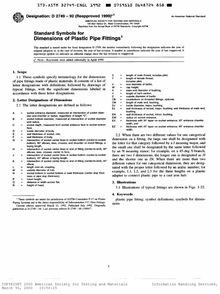 ASTM Copyright Information 2000 | PDF