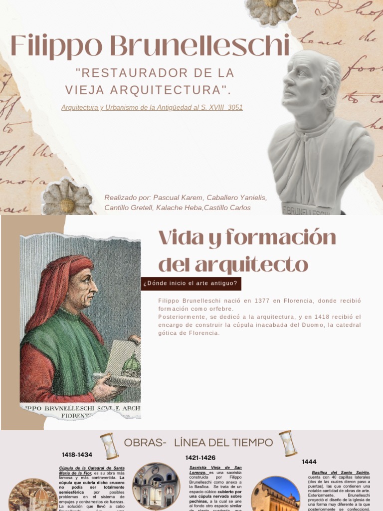Filippo Brunelleschi | PDF | Hazme | Florencia