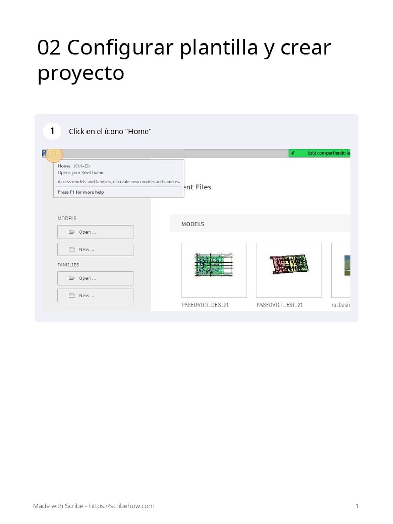 02 Configurar Plantilla y Crear Proyecto | PDF